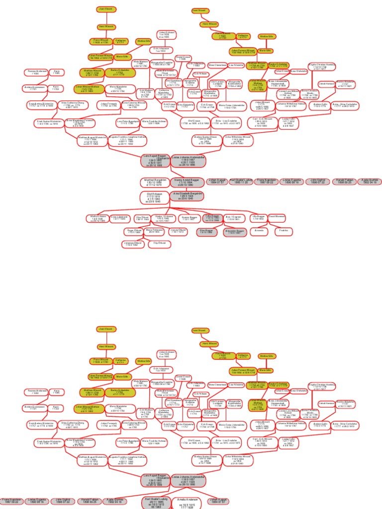 Genealogy of the Wincent Family | PDF