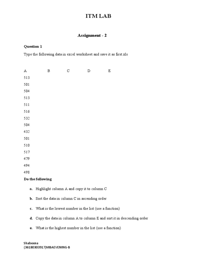 Itm Lab: Assignment - 2 | PDF | Teaching Mathematics | Business