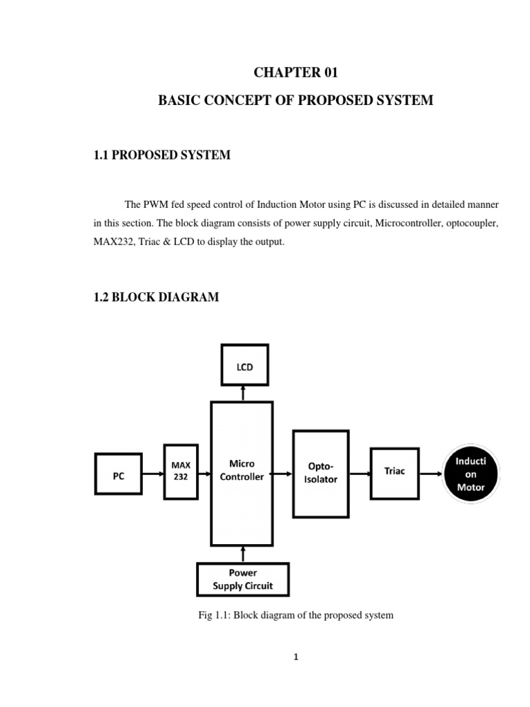 Project Report Speed Control of Induction Motor | PDF | Electric Motor ...