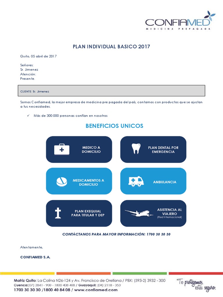 Confiamed | PDF | Seguro | Seguro de vida