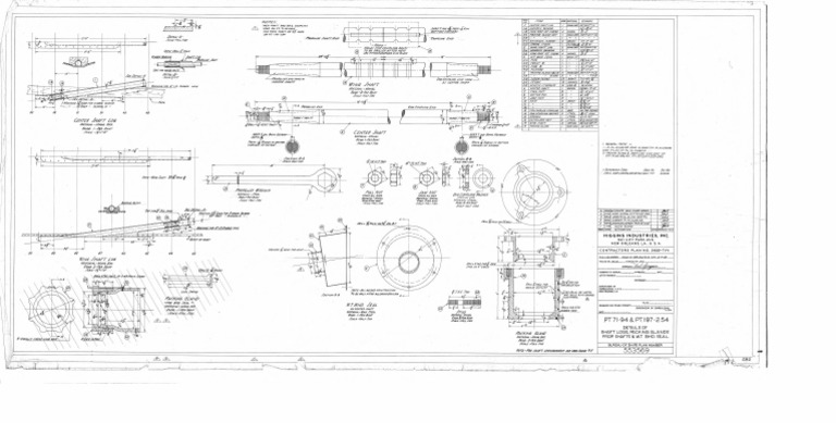 Details of Shaft Logs, Packing Glands, Propeller Shafts & Water Tight ...
