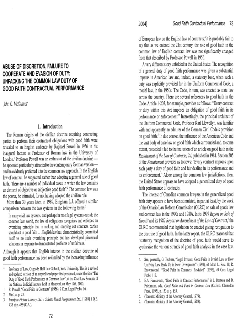 Abuse of Discretion | PDF