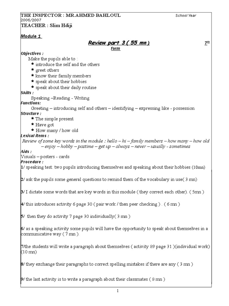 Reviw Module 1 Part 3 | PDF