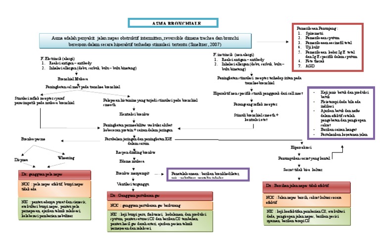 Konsep Map - Asma | PDF