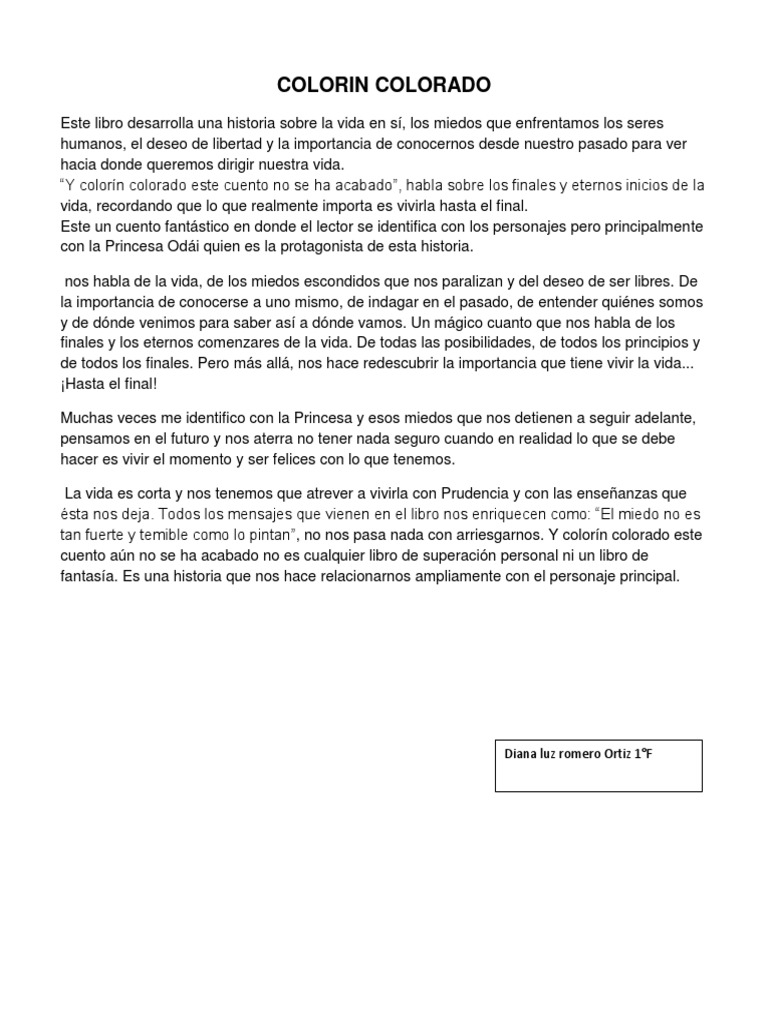 Colorín Colorado | PDF