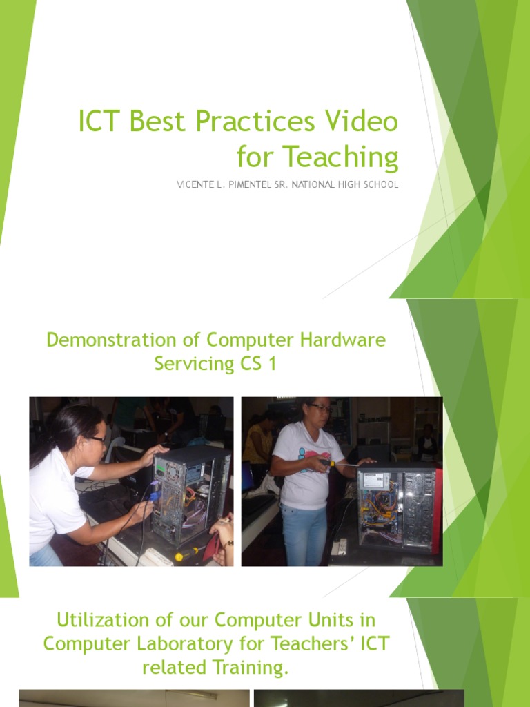 ICT Best Practices Video For Teaching | PDF