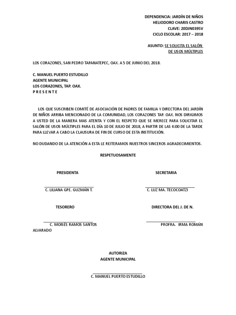 Solicitud Domo | PDF