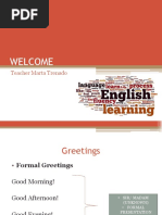 Greetings and Farewells | PDF
