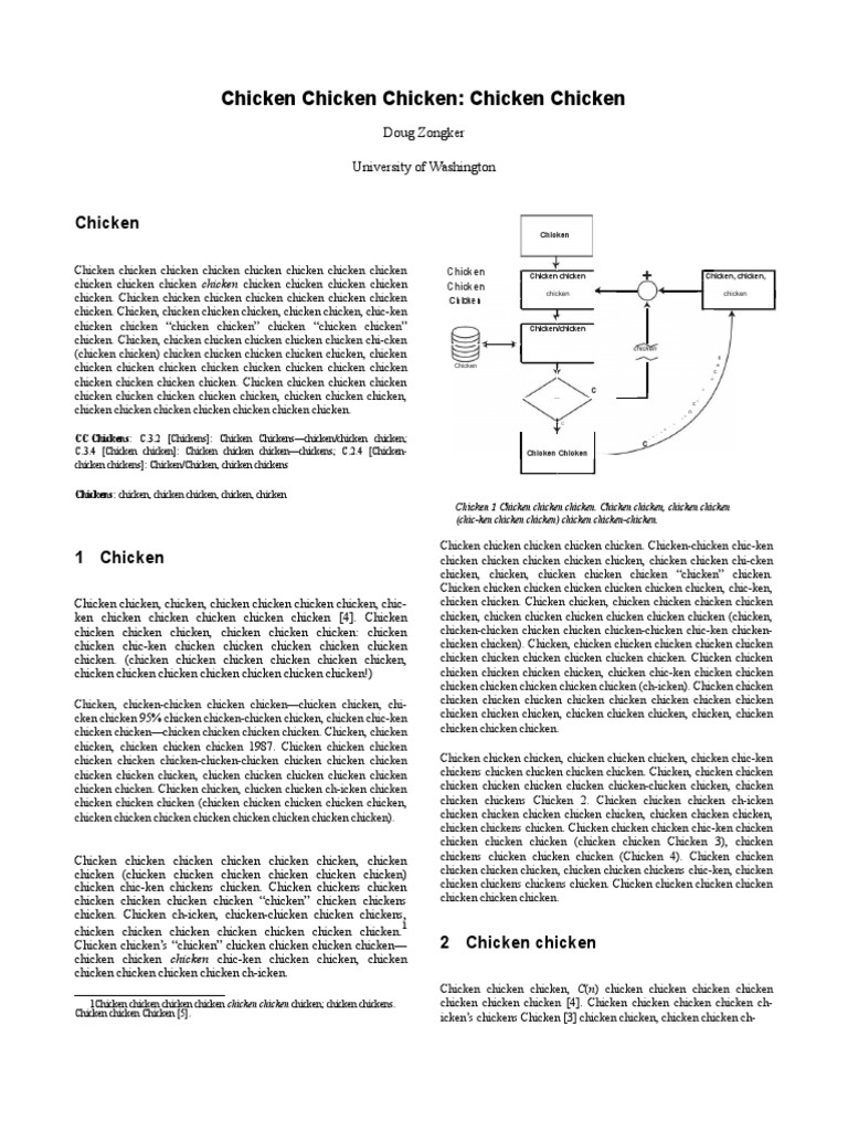 Chicken Chicken Chicken: Chicken Chicken | PDF | Animal Death | Foods
