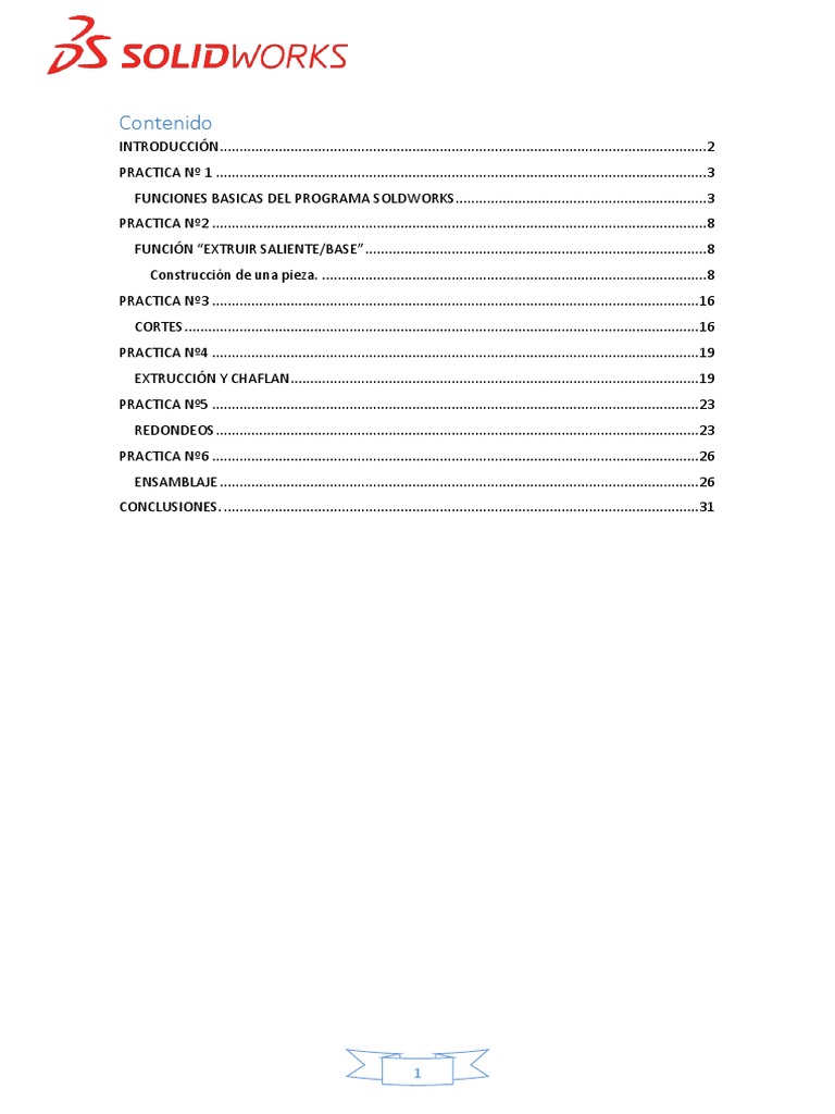 Manual Básico de SolidWorks en PDF | PDF | Informática | Software