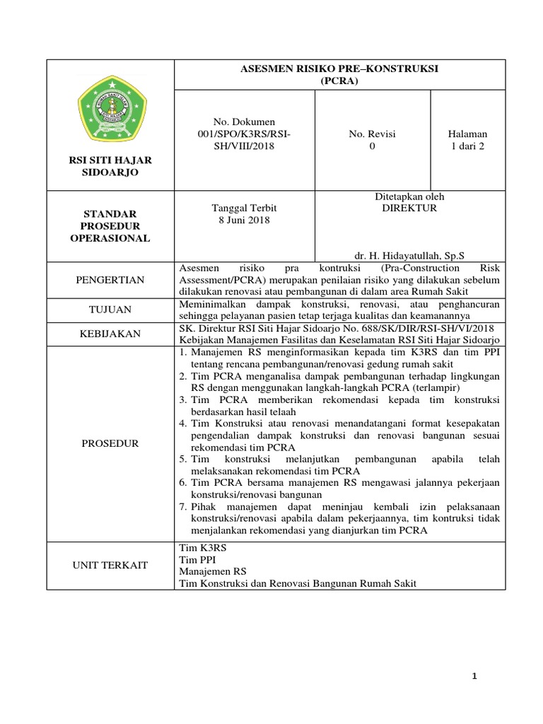 Sop Pcra Rsish | PDF