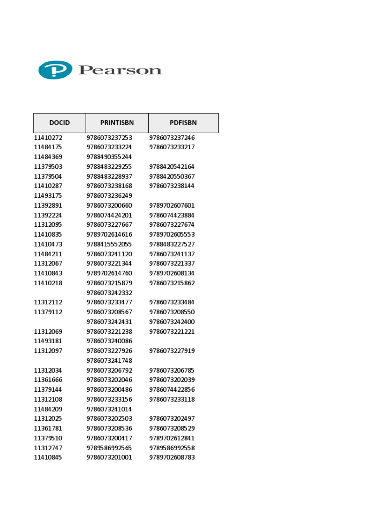 Libros PDF de Pearson disponibles | PDF