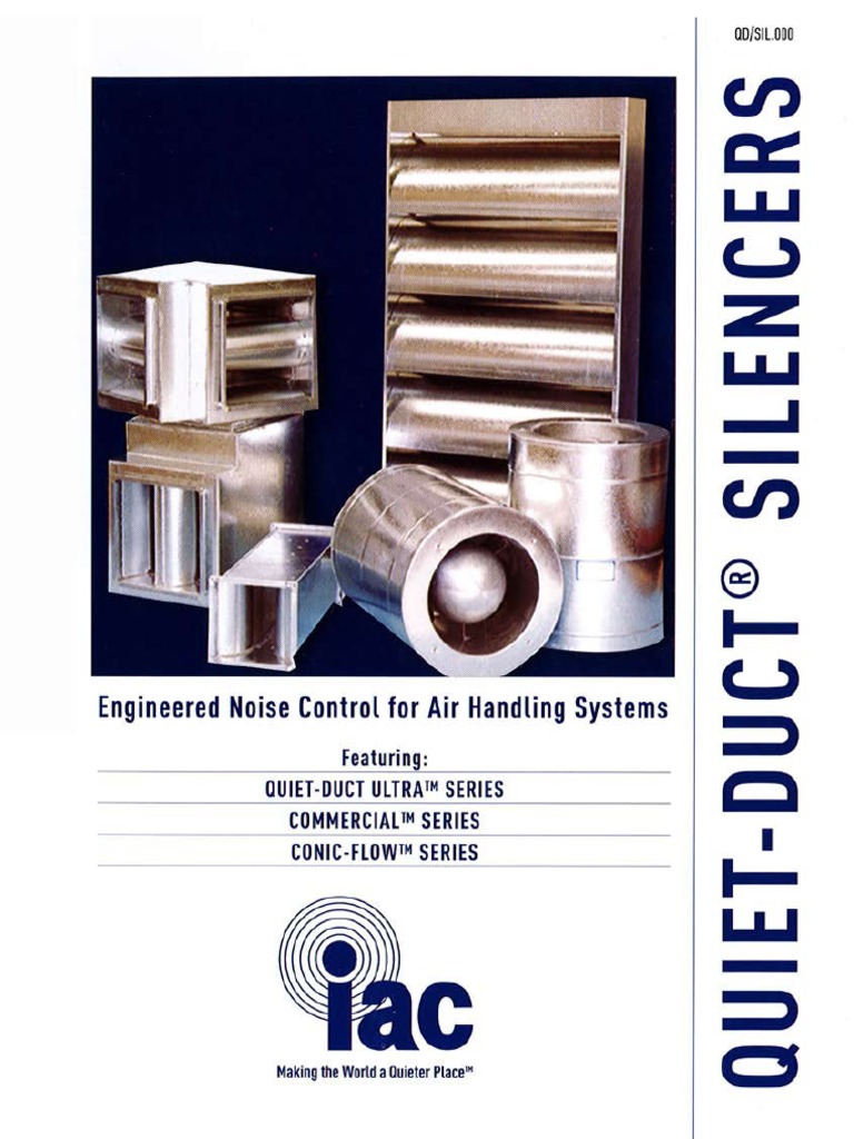 Duct Silencers | PDF | Duct (Flow) | Hvac