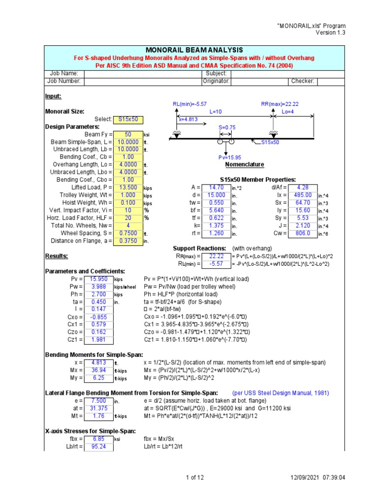 Monorail Design | PDF | Materials | Mechanical Engineering