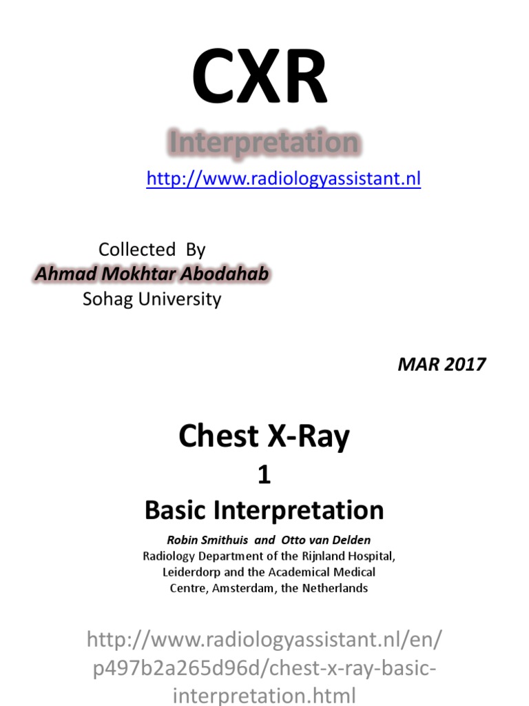 Chest X-Ray - Interpretation PDF | Download Free PDF | Atrium (Heart ...