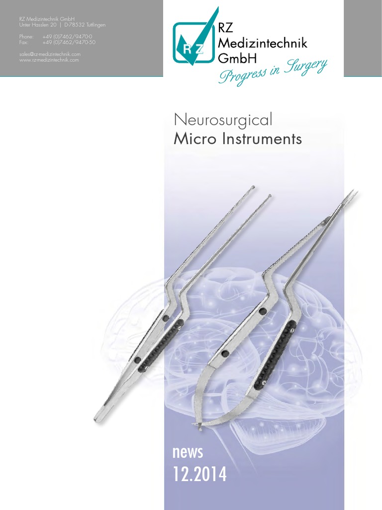 RZ Neurosurgical Micro Instruments | PDF | Nature