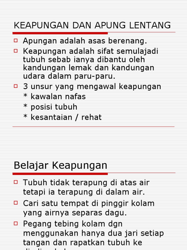 Keapungan Dan Apungan Lentang | PDF