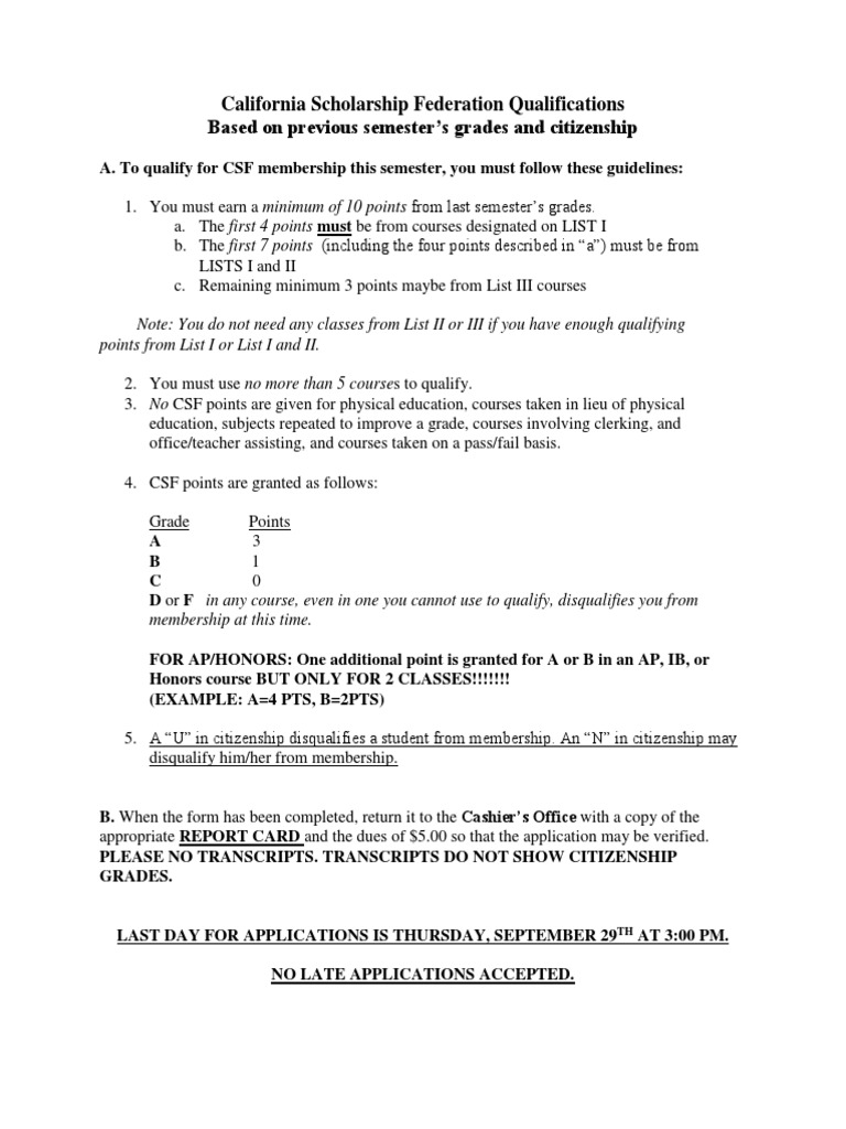 CSF Qualifications Flyer PDF | PDF