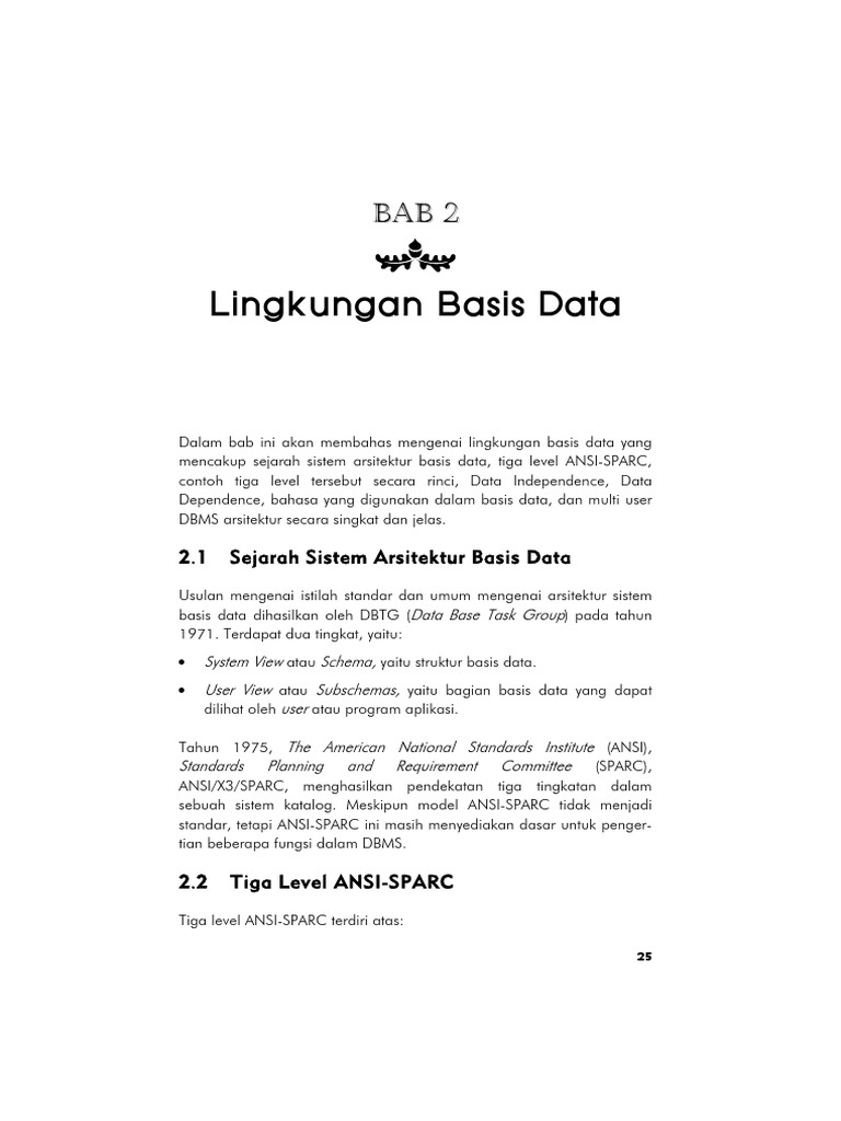 Pengantar Sistem Basis Data PDF | PDF