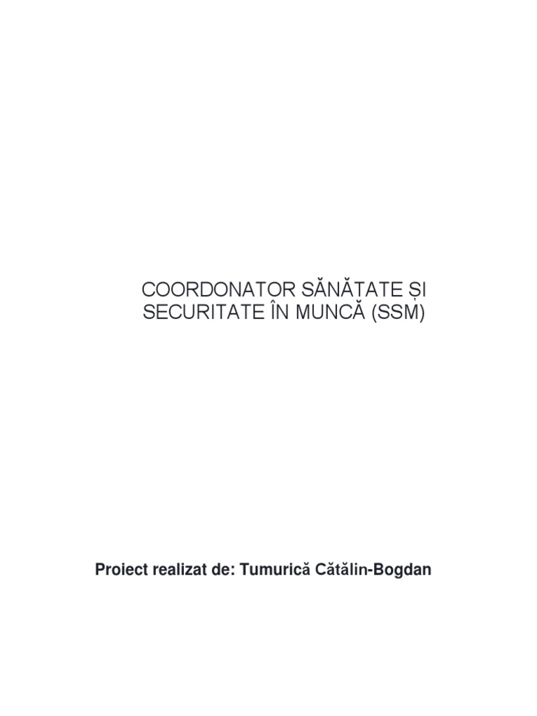 Proiect SSM | PDF