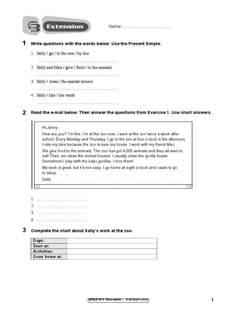 Unit 3 Reading Comprehension Grammar Writing | PDF