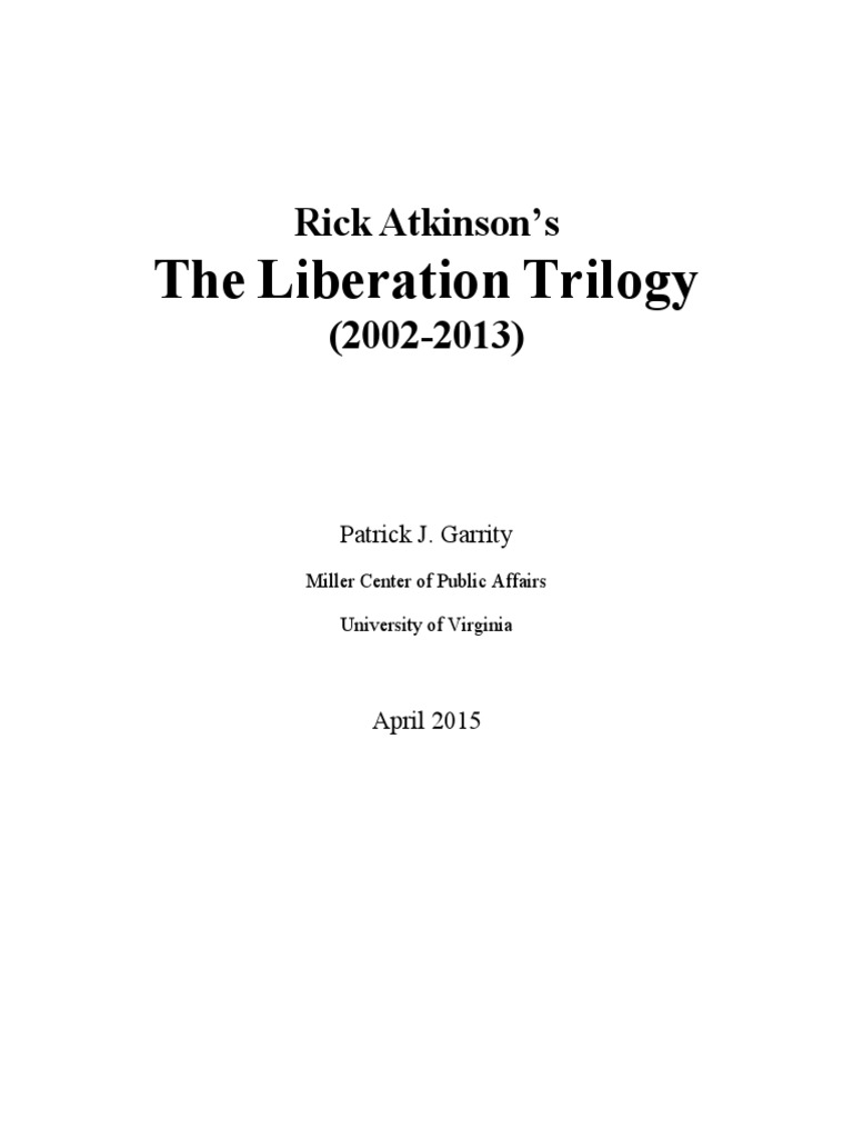 The Pivotal Campaign: Rick Atkinson's Masterful Retelling of the ...