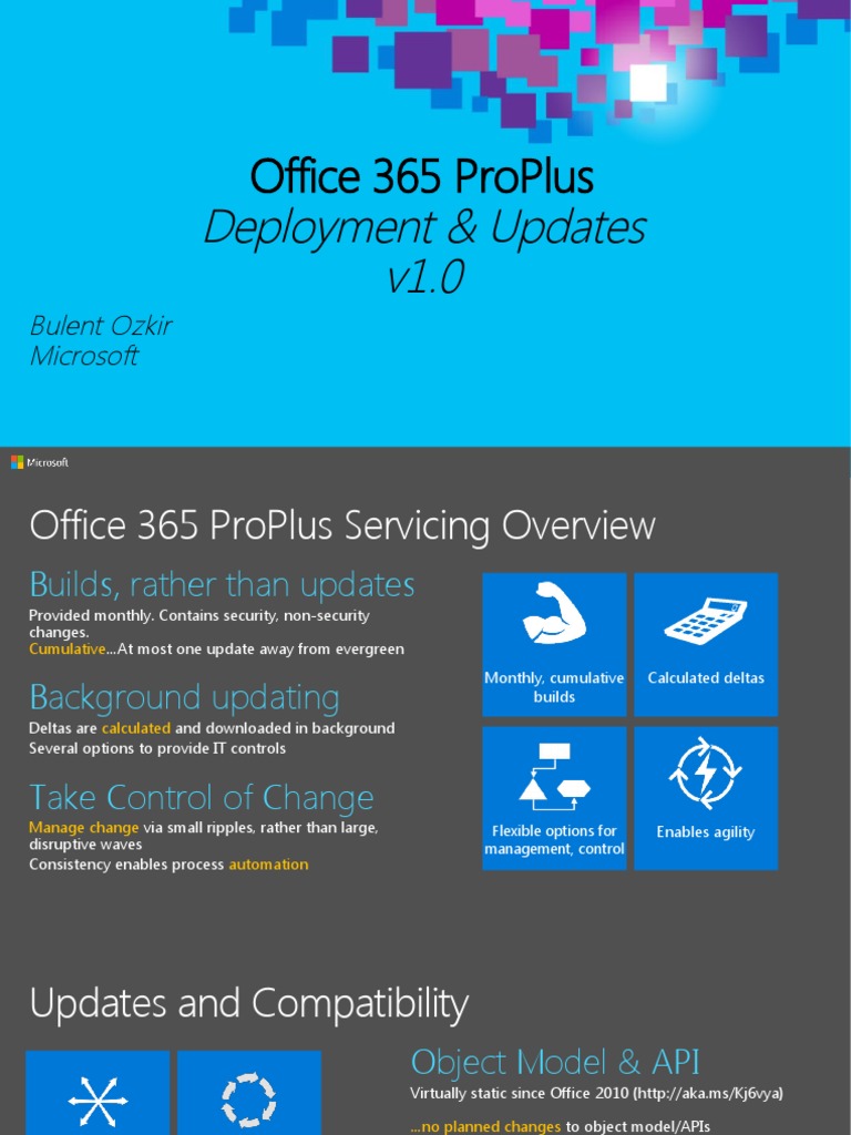 Office 365 Proplus: Deployment & Updates V1.0 | PDF | Windows Registry ...