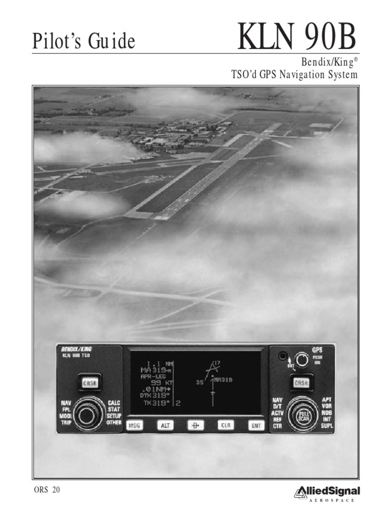KLN 90B Pilot's Guide PDF | PDF | Instrument Flight Rules | Databases