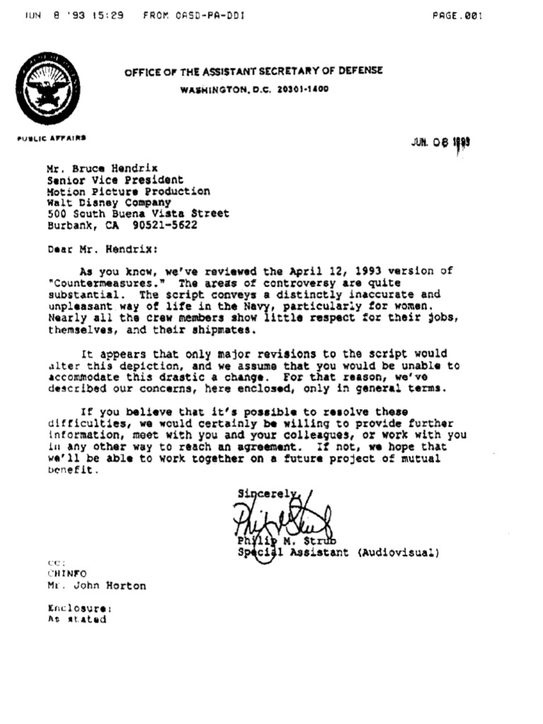 Phil Strub Memo Re Countermeasures | PDF | Violence