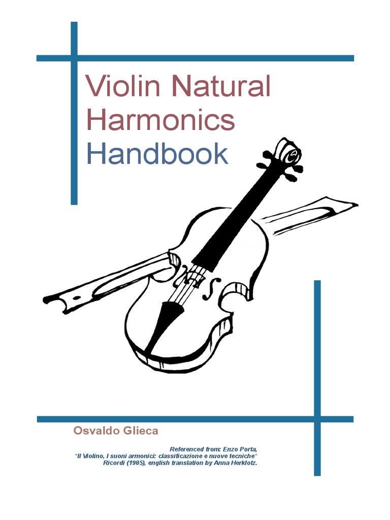 Violin Natural Harmonics Handbook | PDF | Violin | Harmonic