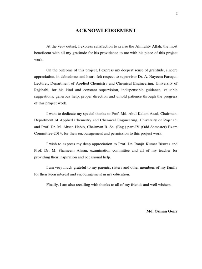 Acknowledgement & Abstract | PDF | Pollution | Waste