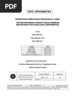 Contoh Dokumen SRS Lengkap | PDF