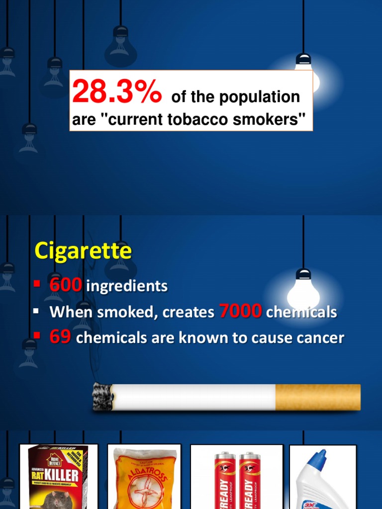 Of The Population Are "Current Tobacco Smokers" | PDF