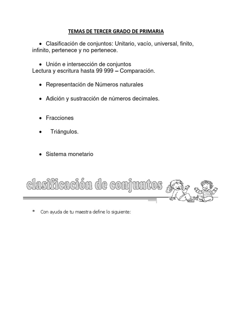 Clasificación de Conjuntos | PDF | Comunicación | Conjunto (Matemáticas)