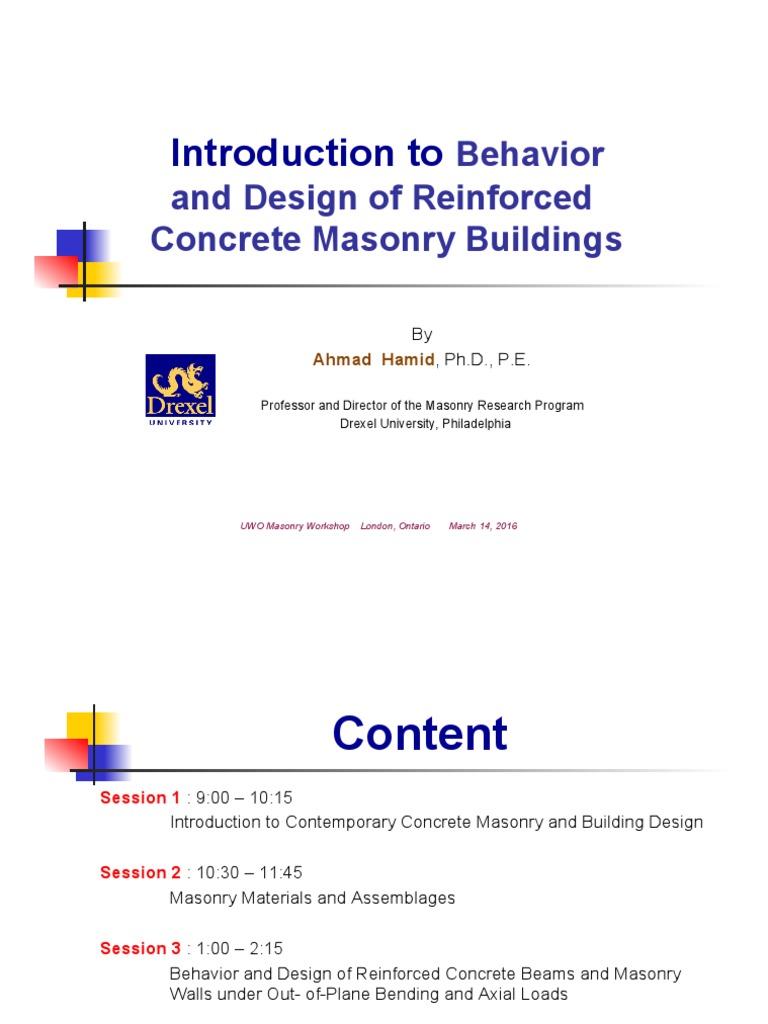 Design of Masonry | PDF | Masonry | Strength Of Materials