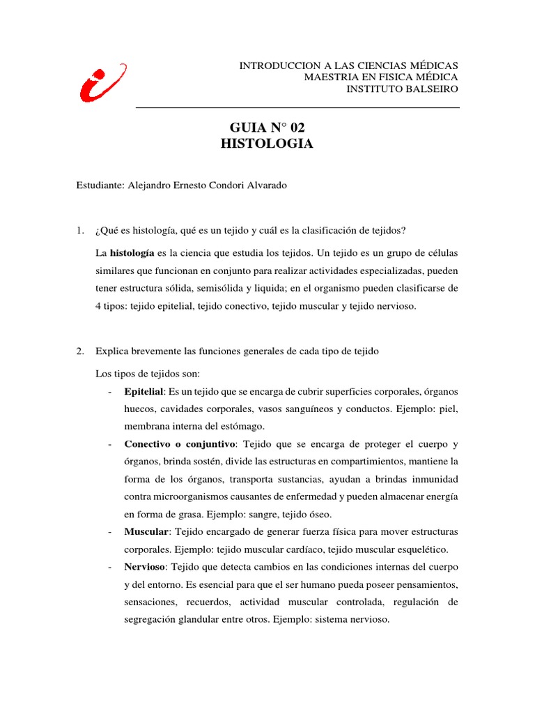 Introducción a la Histología Médica | PDF | Epitelio | Tejido conectivo