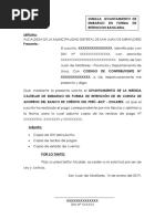Carta Peticion Devolucion de Deposito | PDF | Business
