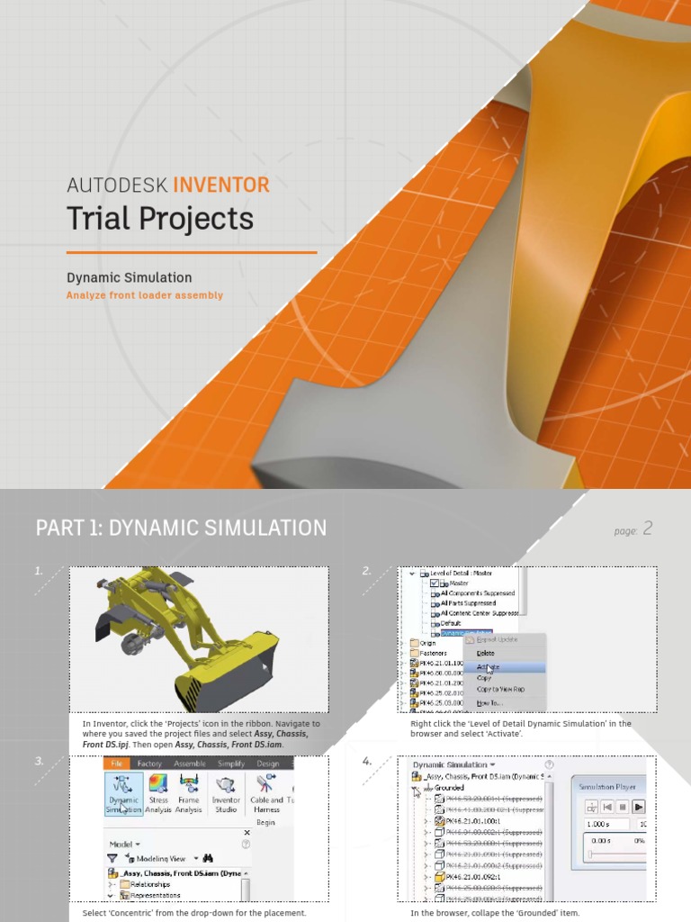 Inventor Project Dynamic Simulation Guide en | PDF | Dialog Box ...