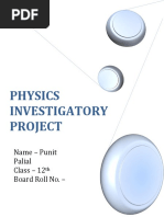 Physics Class 12 Project | PDF | Diffraction | Electrodynamics