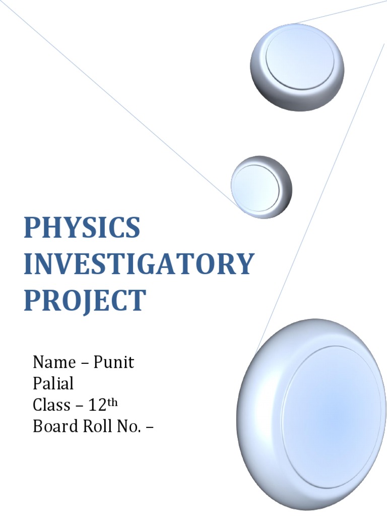 Physics Investigatory Project | PDF | Quantum Computing | Coherence ...