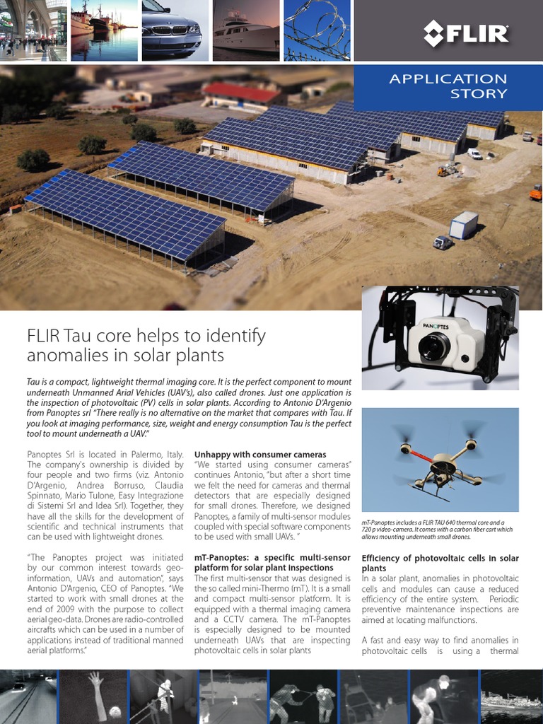 17 Termografia de PV Con Flir Tau 640 y Drone PDF | PDF | Unmanned ...