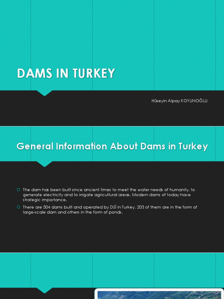 Dams in Turkey | PDF