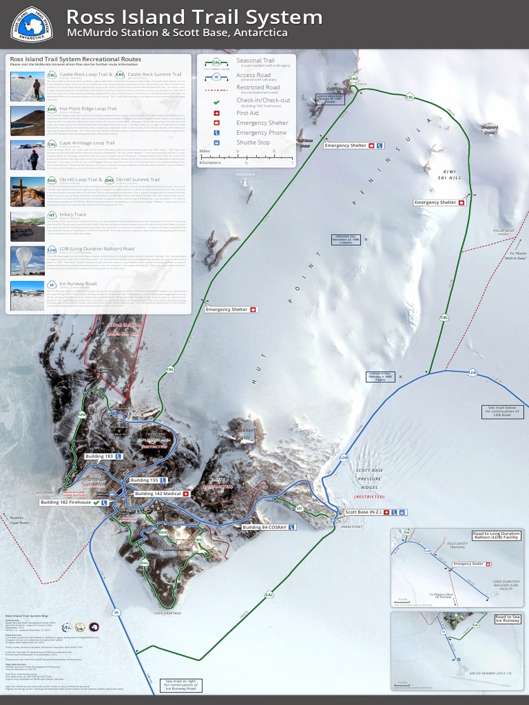 Ross Island Trail System | Download Free PDF | Trail | South Pole