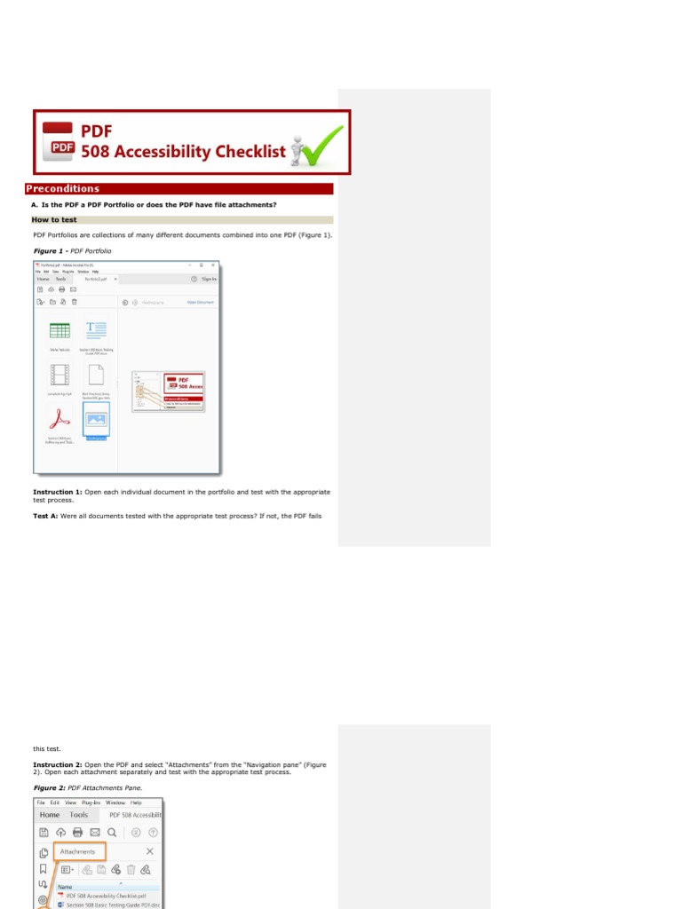 Accessibility Checklist | PDF | Optical Character Recognition ...