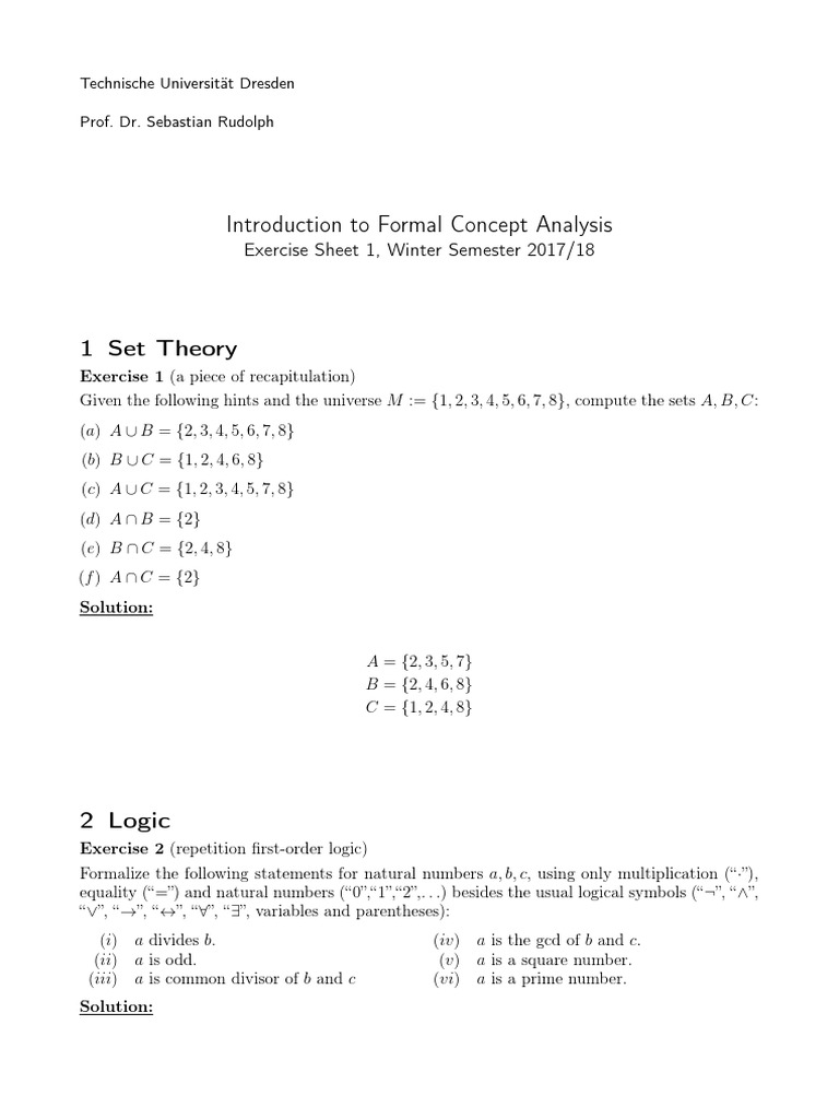 01 Contexts and Concept Lattices IFCA | PDF | Mathematical Concepts | Logic