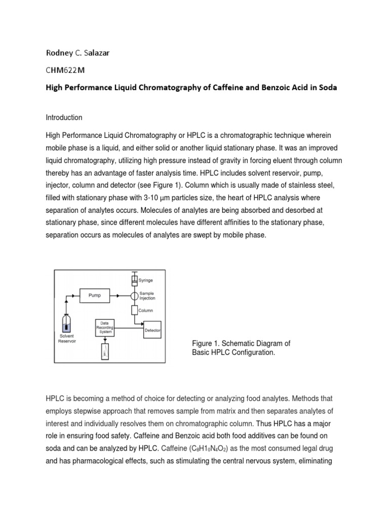 Experiment HPLC | PDF Experiment HPLC | PDF