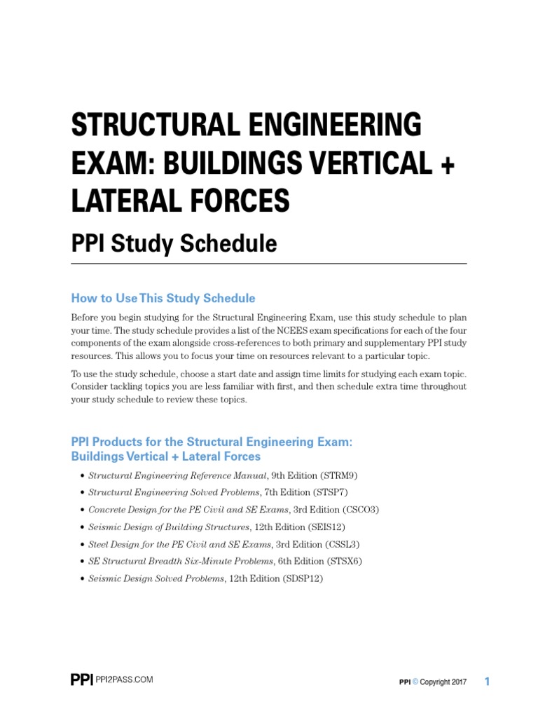 SE Study Guide | Engineering | Civil Engineering