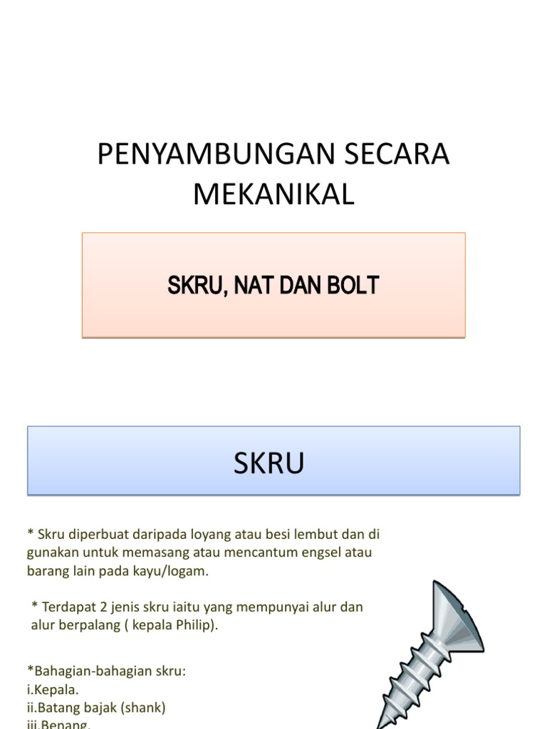 Skru, Nat Dan Bolt | PDF