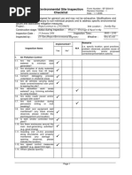SHE Rep Monthly Inspection Checklist Template | PDF | Personal ...