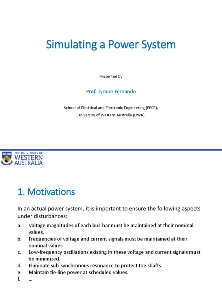 MatPower Simulating Power Systems | PDF | Electric Power System ...
